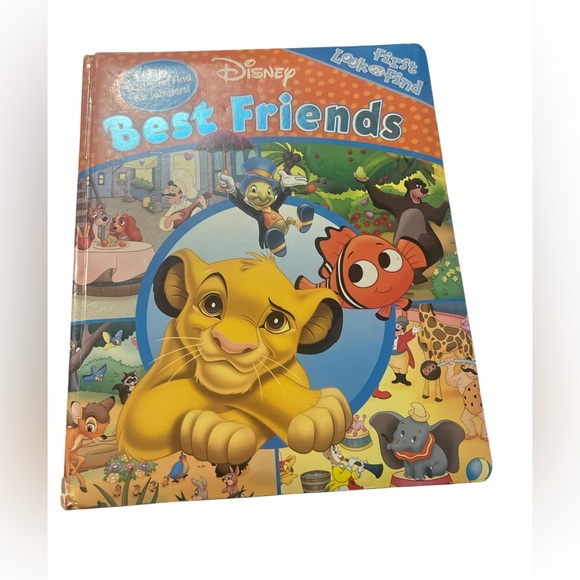 Disney | Other | Disney Best Friends Storybook Blue And Yellow Cover ...